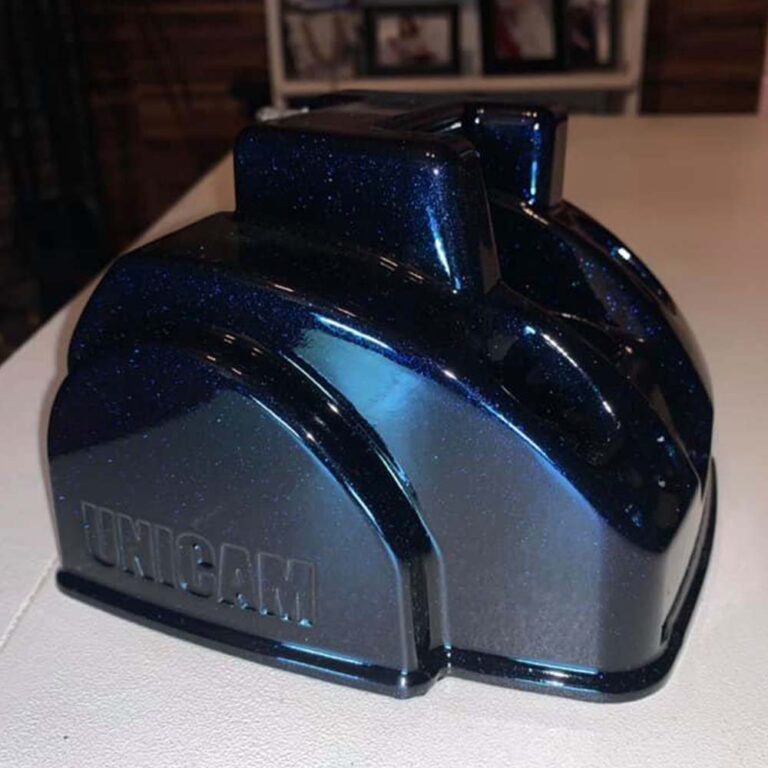 Blue Flake Clear - Columbia Coatings - Powder Coating Equipment & Supplies